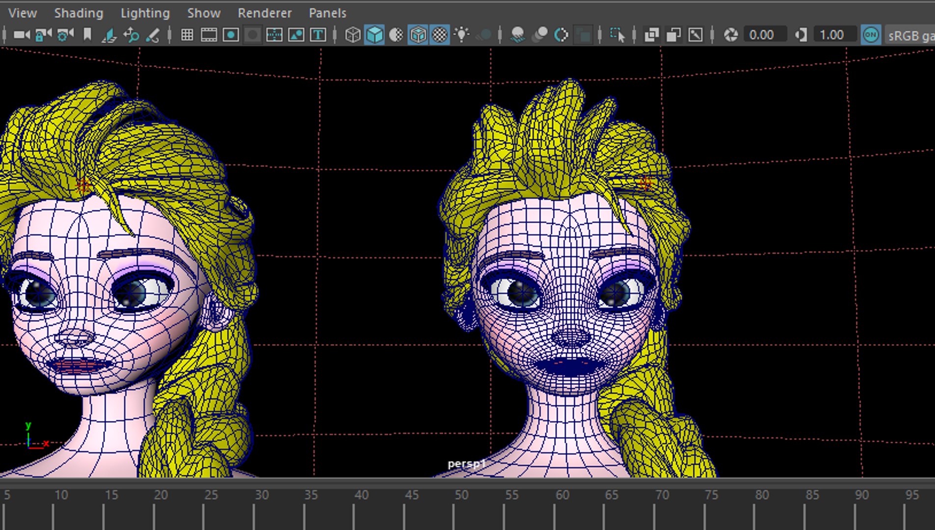 Elsa Head 3D Model - TurboSquid 1567938