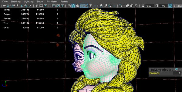 Elsa head 3D model - TurboSquid 1567938