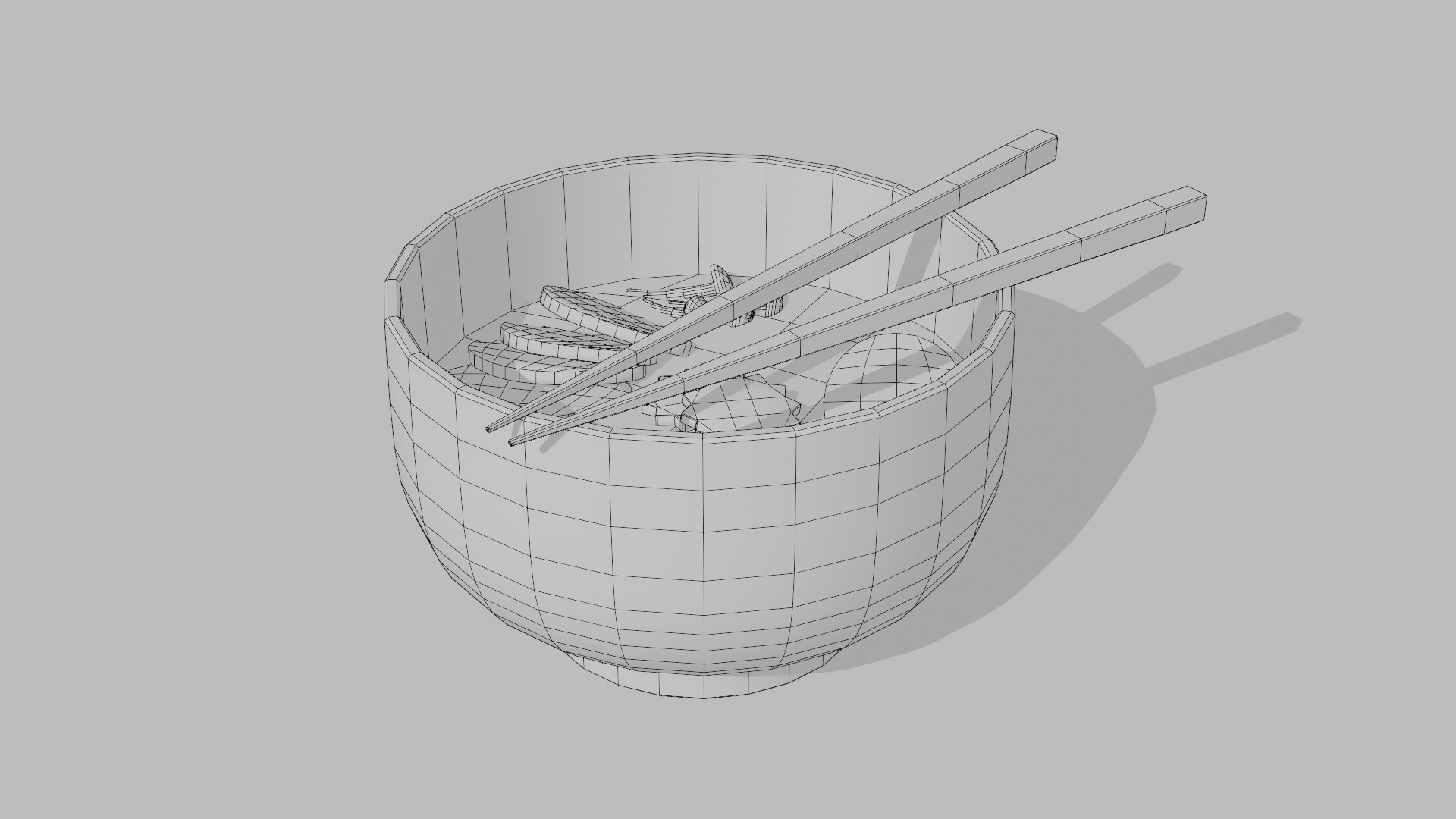 3D Model Ramen Bowl - TurboSquid 2186031