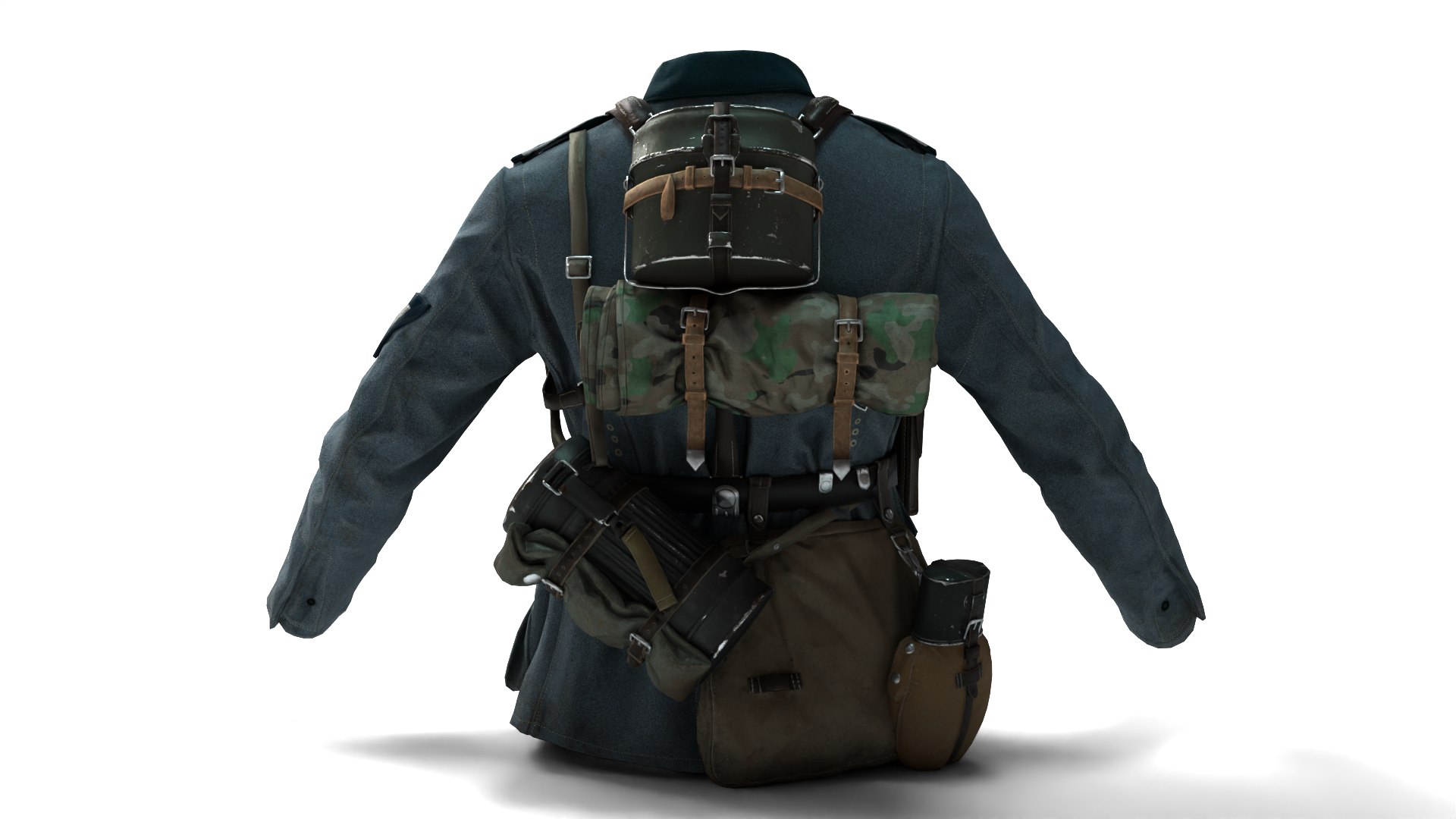 3D Model Captain Outfit 2 Premium High-Detail Uniform Set - TurboSquid ...