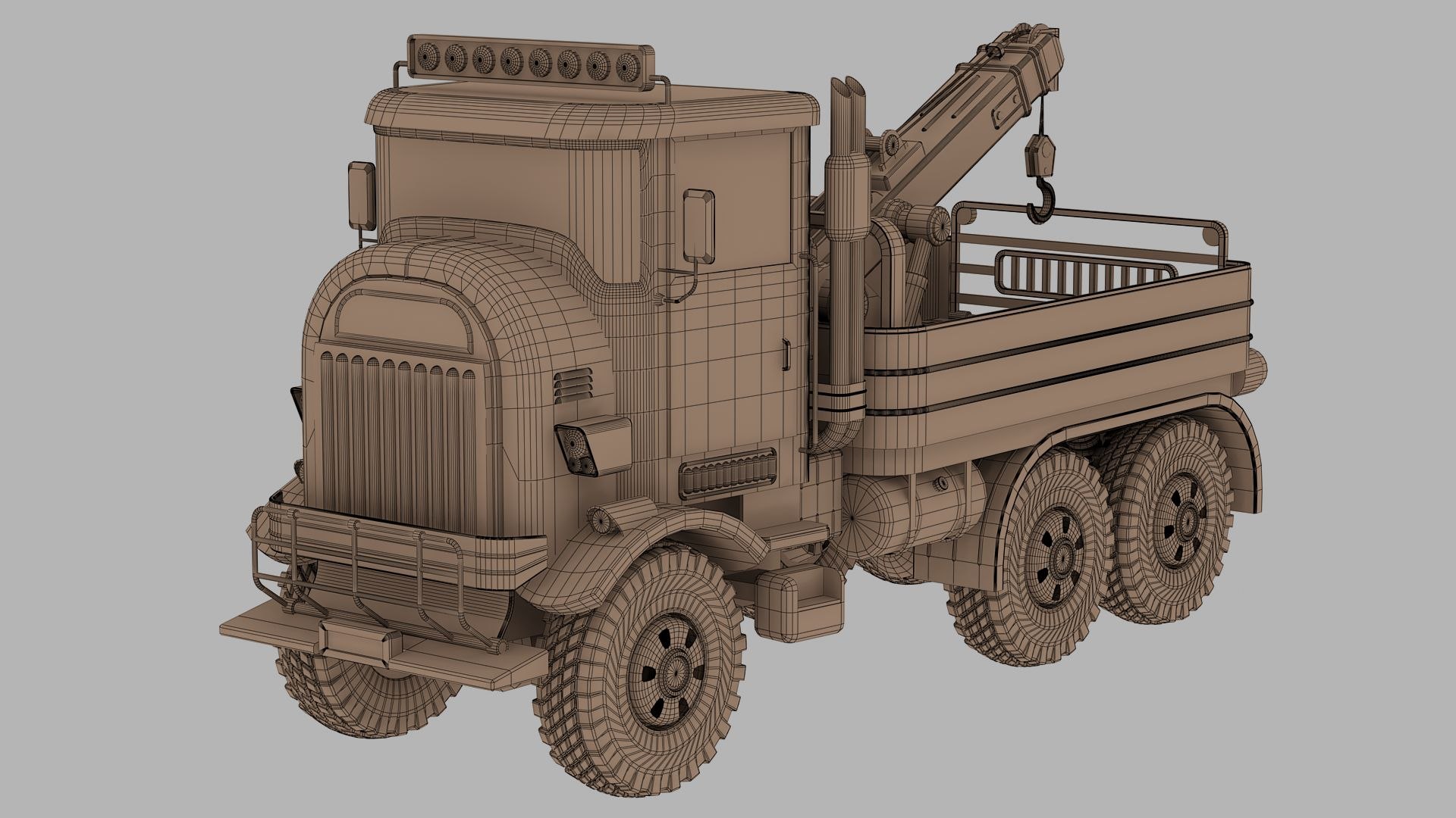3D Tow Truck Concept Model - TurboSquid 1996827