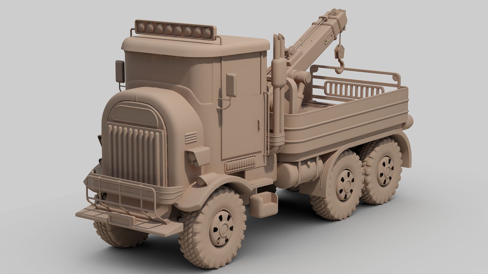 3D Tow Truck Concept Model - TurboSquid 1996827