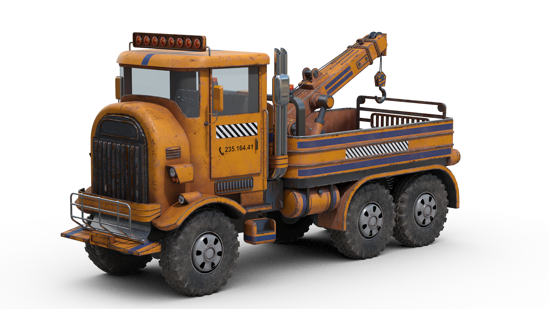 3D Tow Truck Concept Model - TurboSquid 1996827