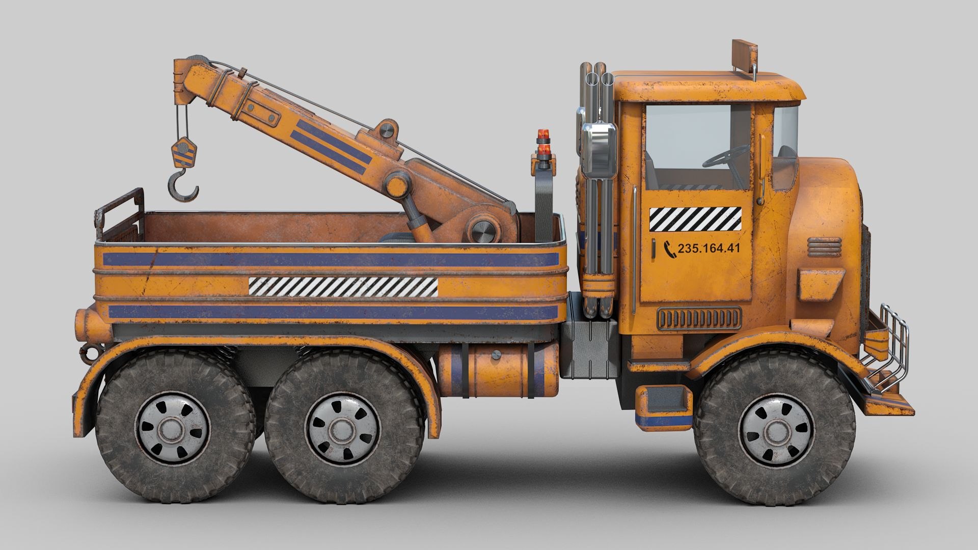 3D Tow Truck Concept Model - TurboSquid 1996827