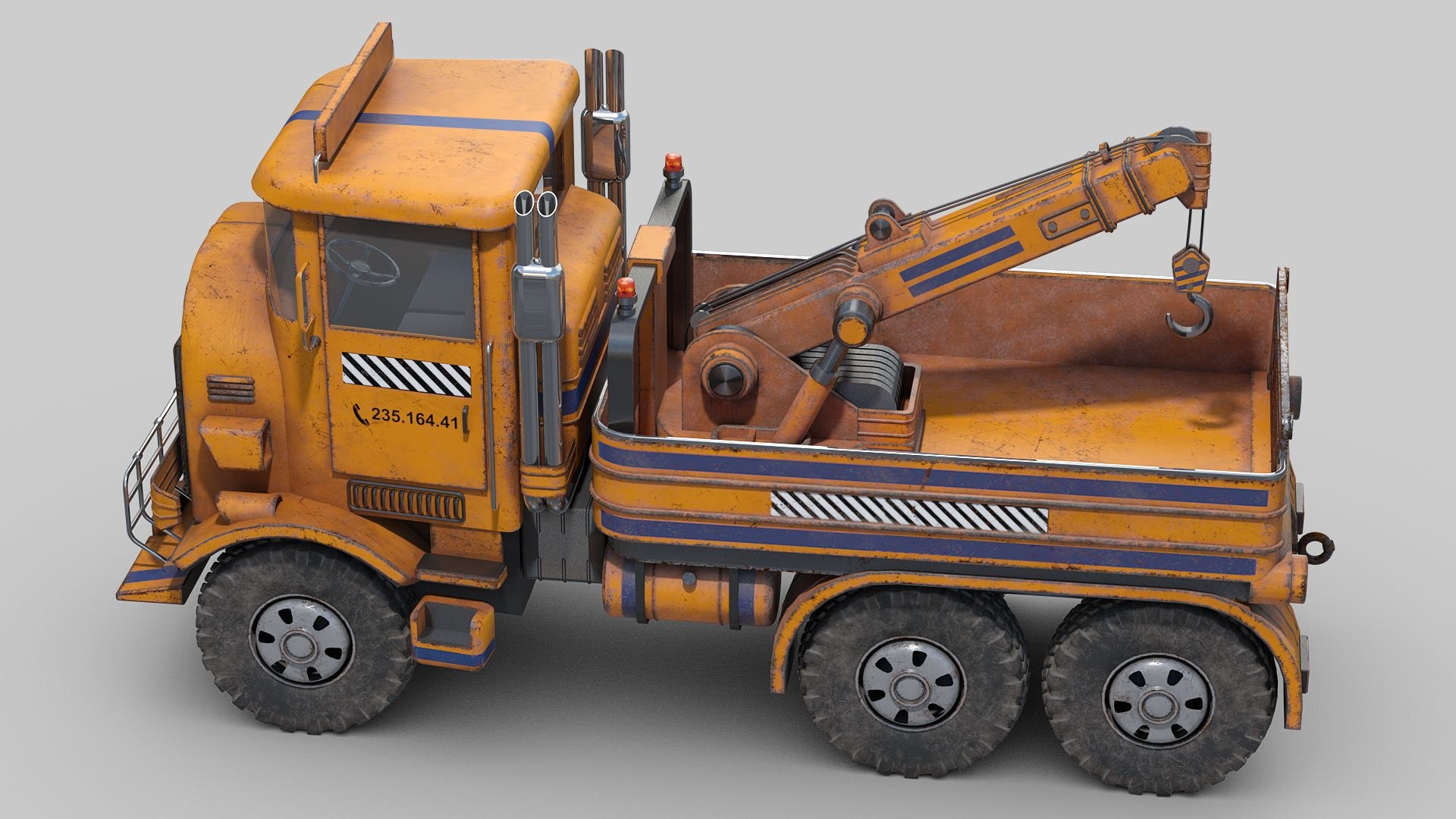 3D Tow Truck Concept Model - TurboSquid 1996827