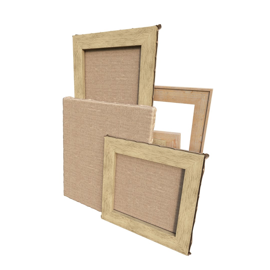3D Canvas Stretcher Kit - TurboSquid 2457670