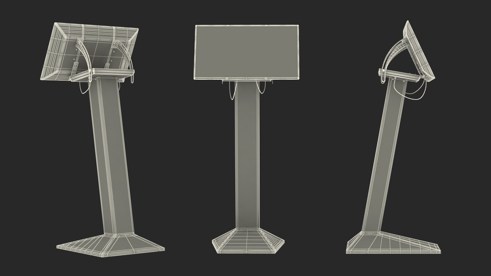 3D security scanner monitor model - TurboSquid 1700532