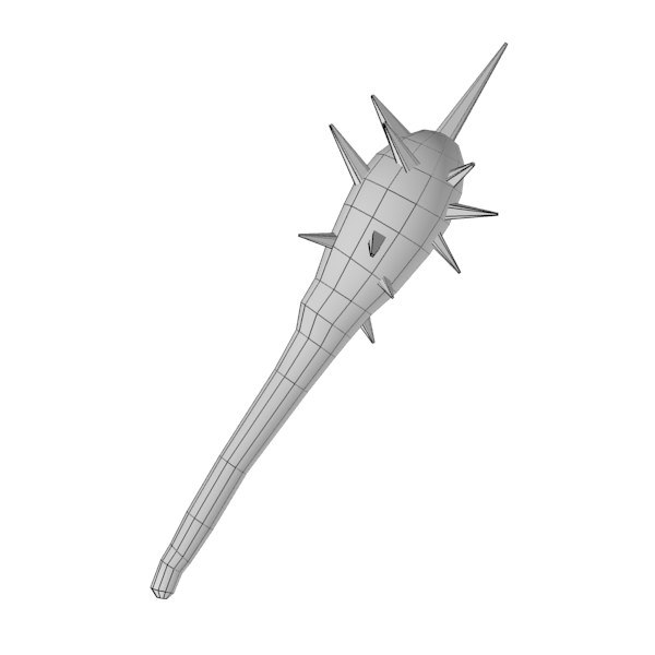 3d spiked club model
