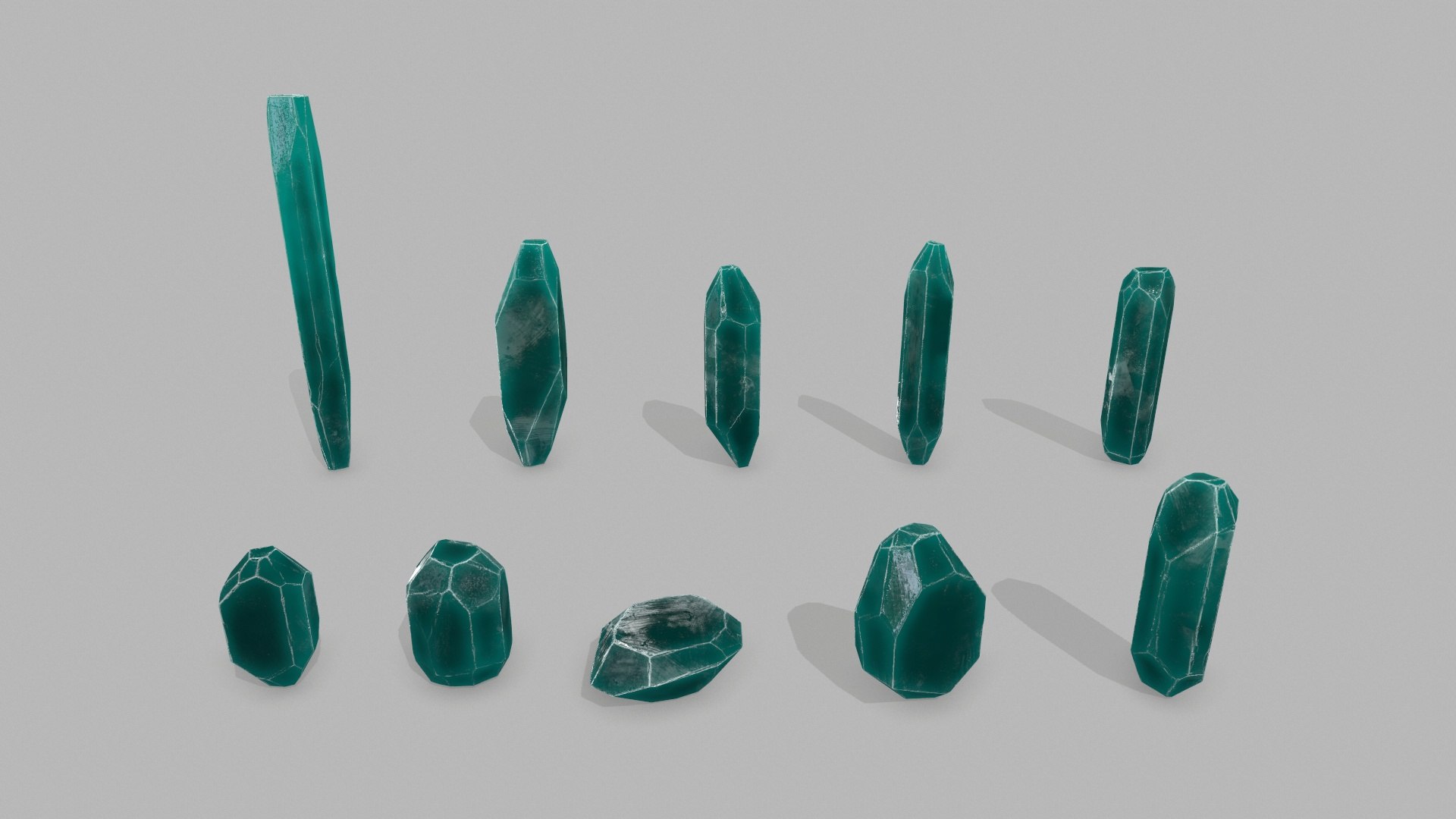Crystal Set 3D Model - TurboSquid 2138819