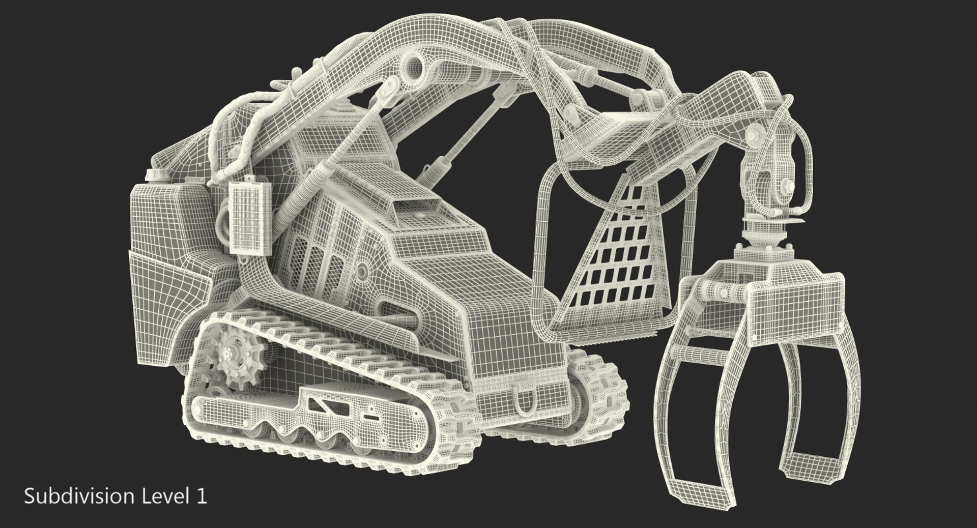 3D model mini skid steer grapple - TurboSquid 1382114