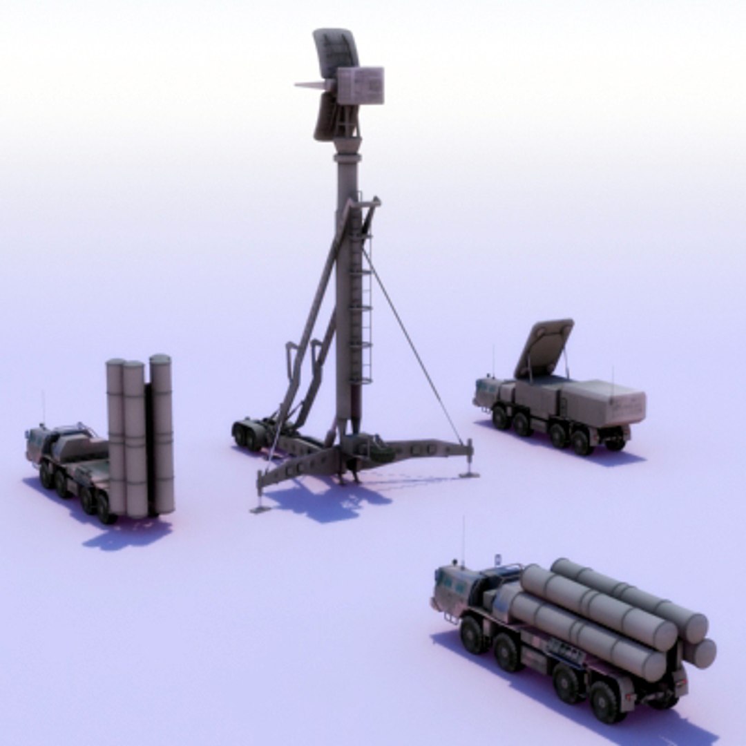 S-300pmu Sam Sa-10 Grumble 3d Max