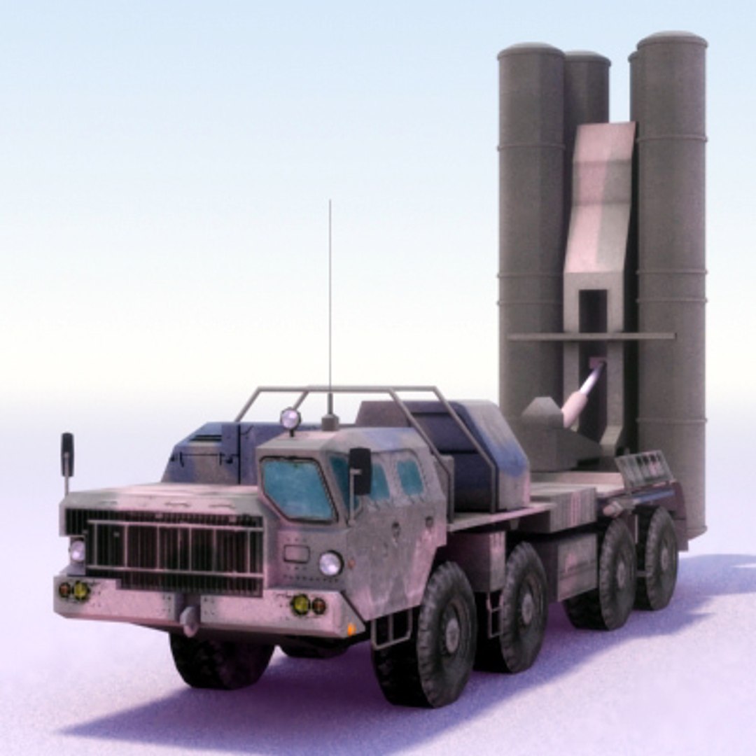 S-300pmu Sam Sa-10 Grumble 3d Max