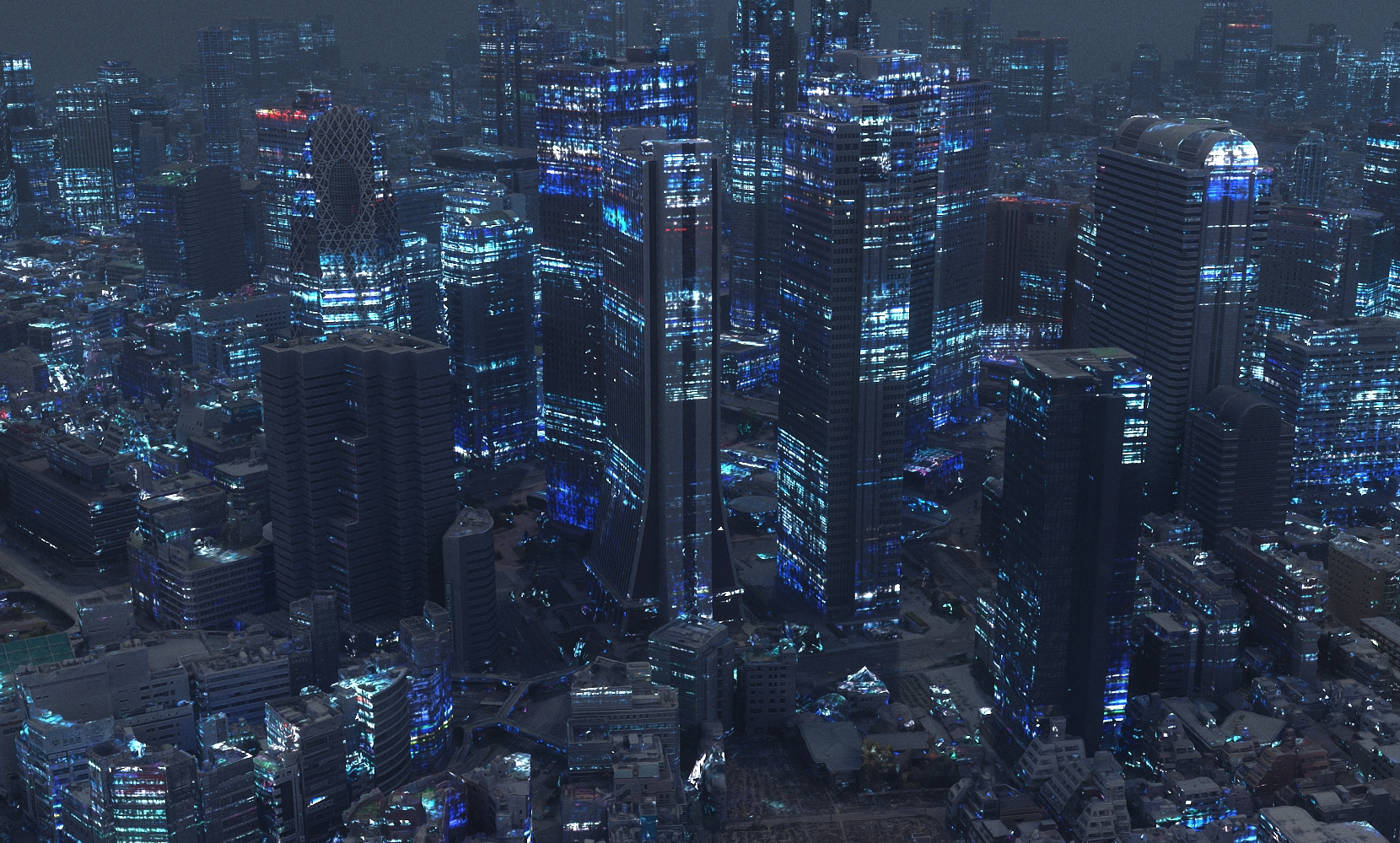 3D tokyo city night - TurboSquid 1417473