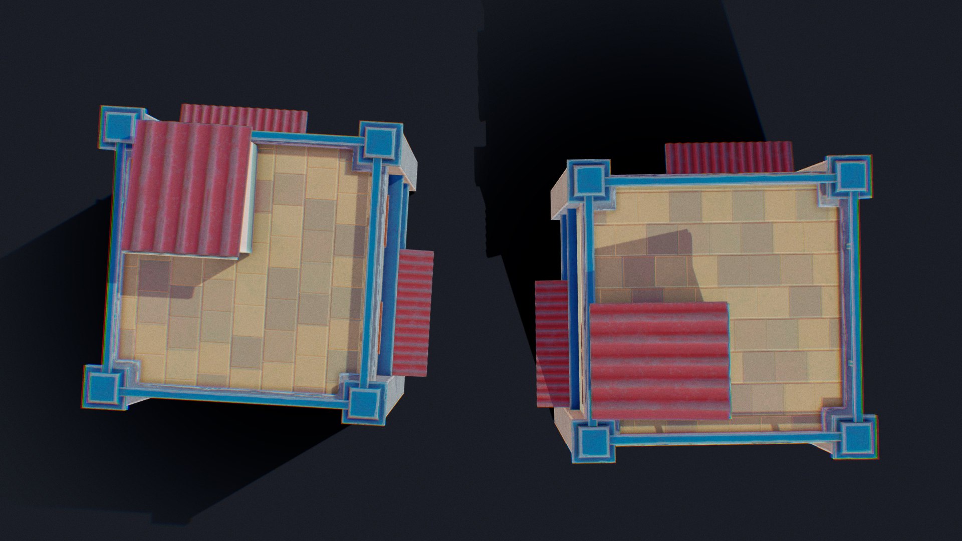 3D House Color H Model - TurboSquid 1451200