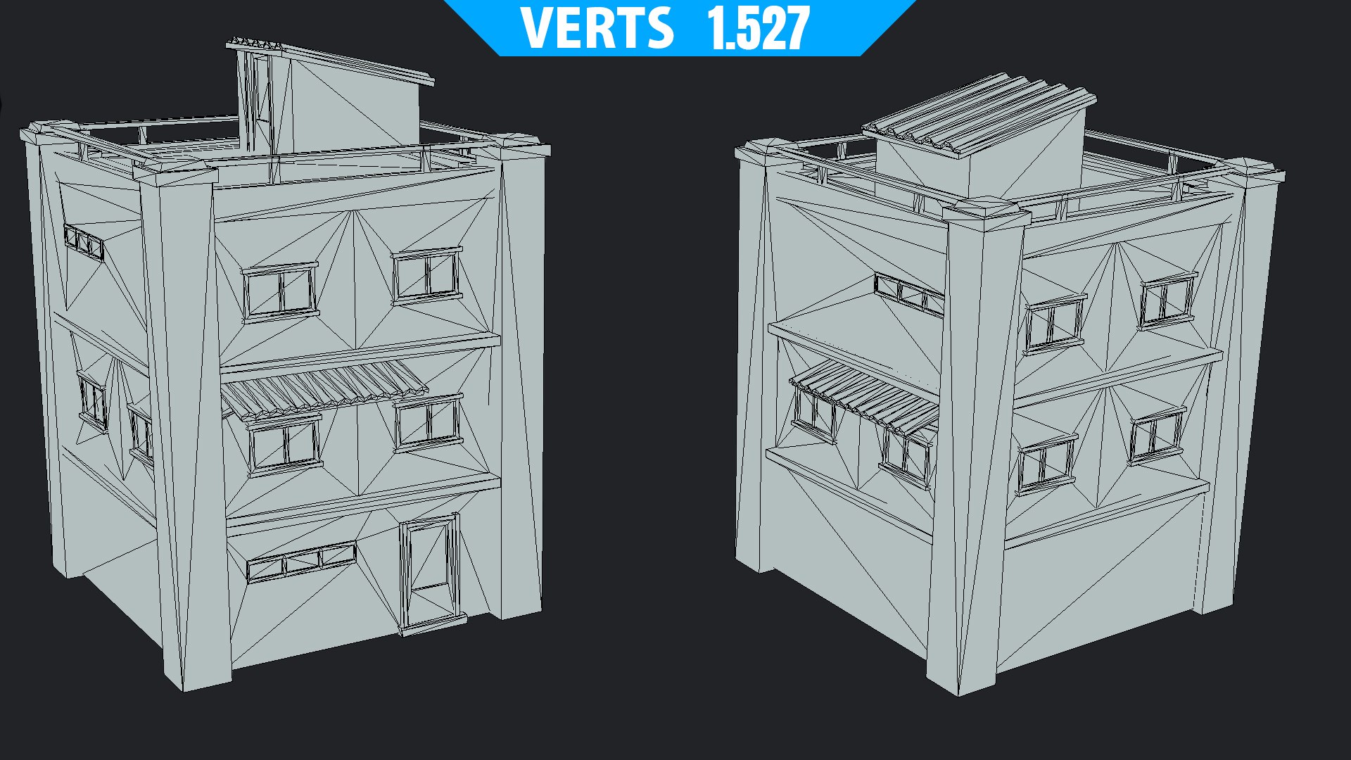 3D House Color H Model - TurboSquid 1451200