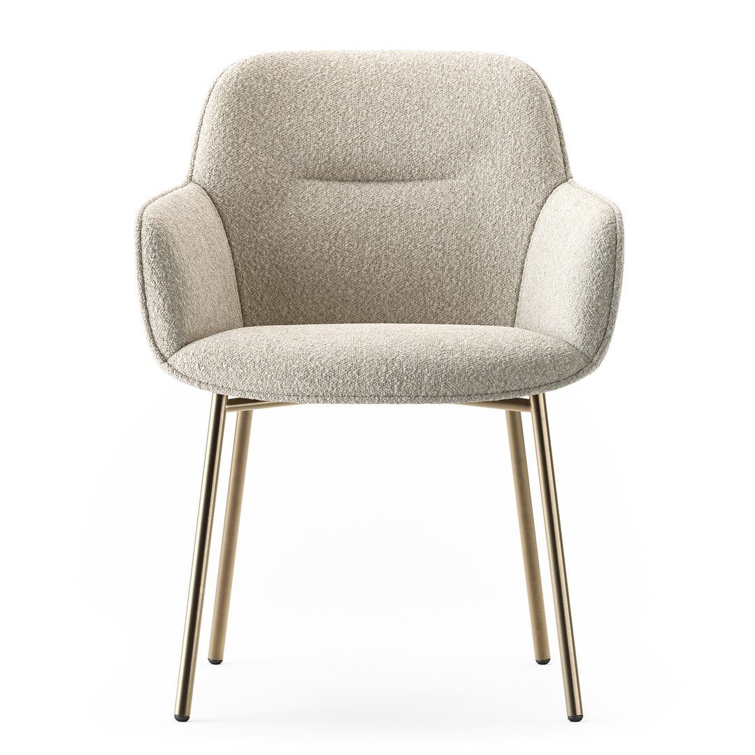 Calligaris Cocoon Metal Legs Armchair 3D - TurboSquid 1977052