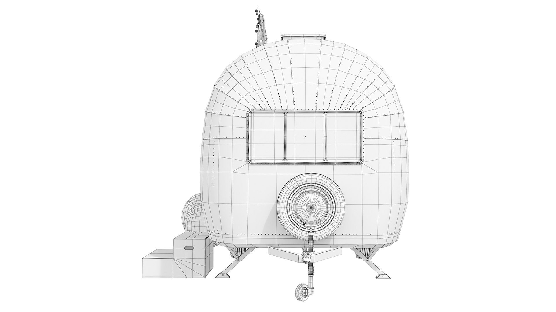 3D Retro photo studio Airstreamstudio - TurboSquid 1936901