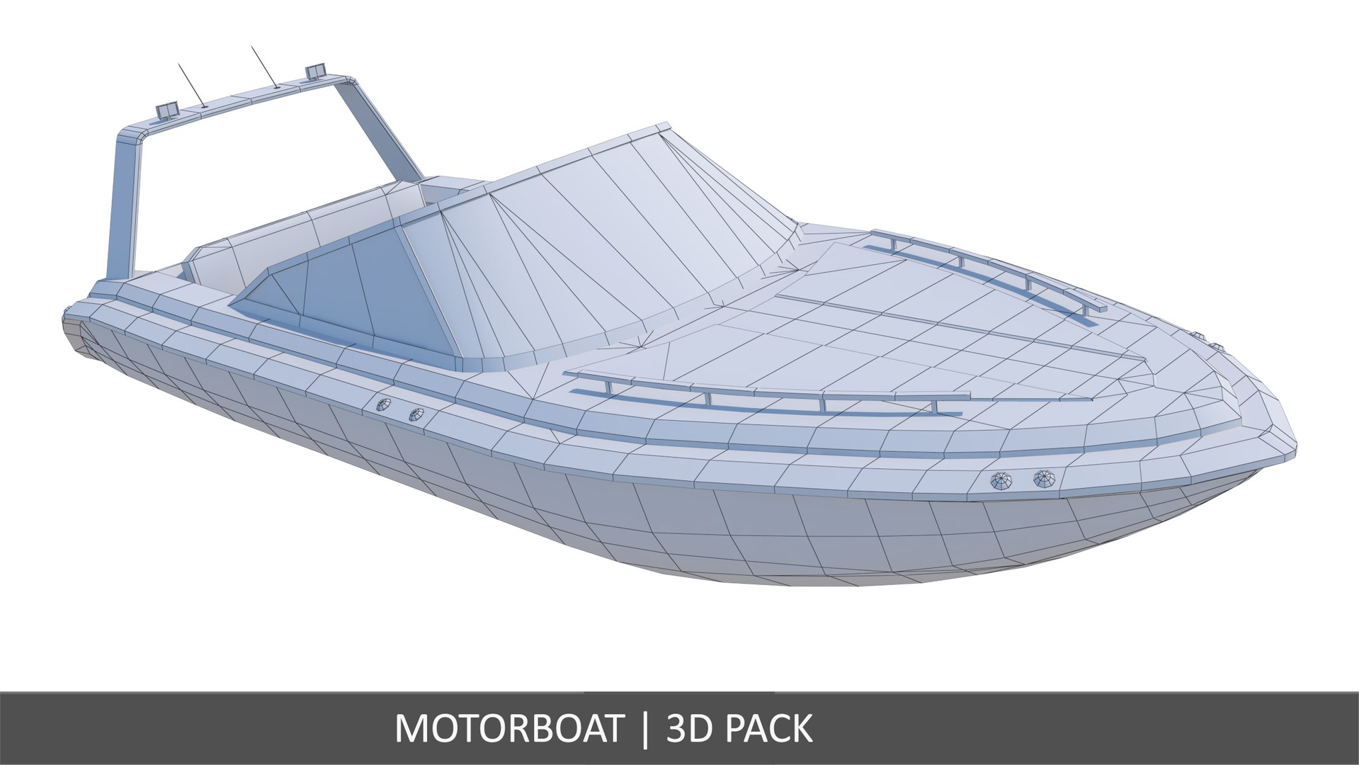3D Motorboat - Speedboat - TurboSquid 2312129