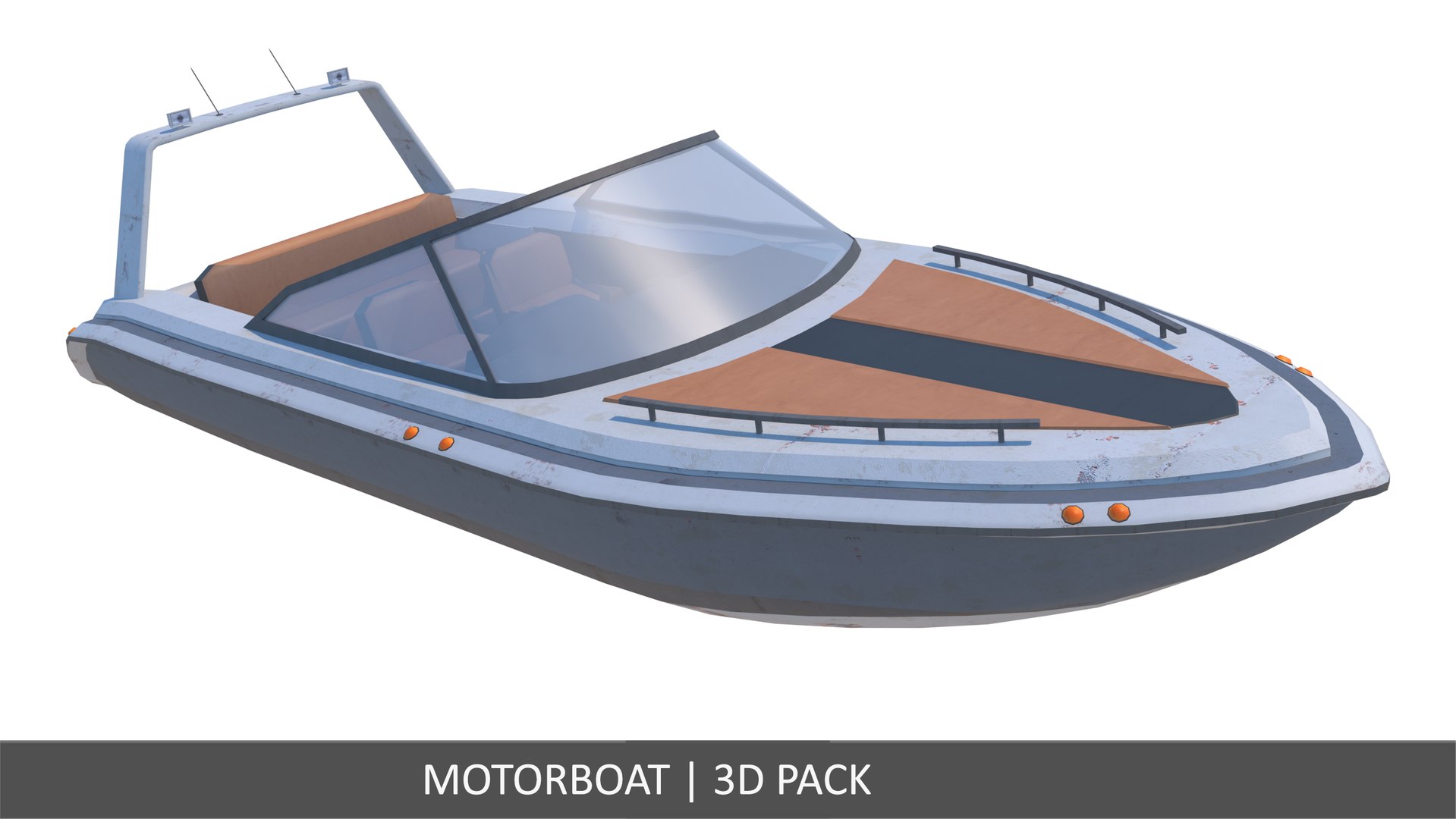 3D Motorboat - Speedboat - TurboSquid 2312129