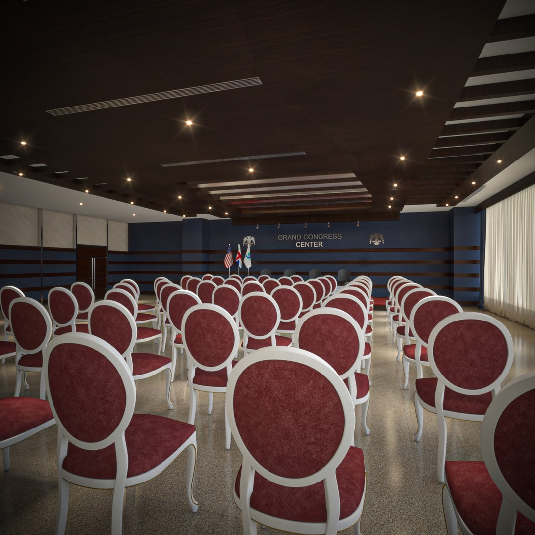 Congress Briefing Room 3D Model - TurboSquid 1682282