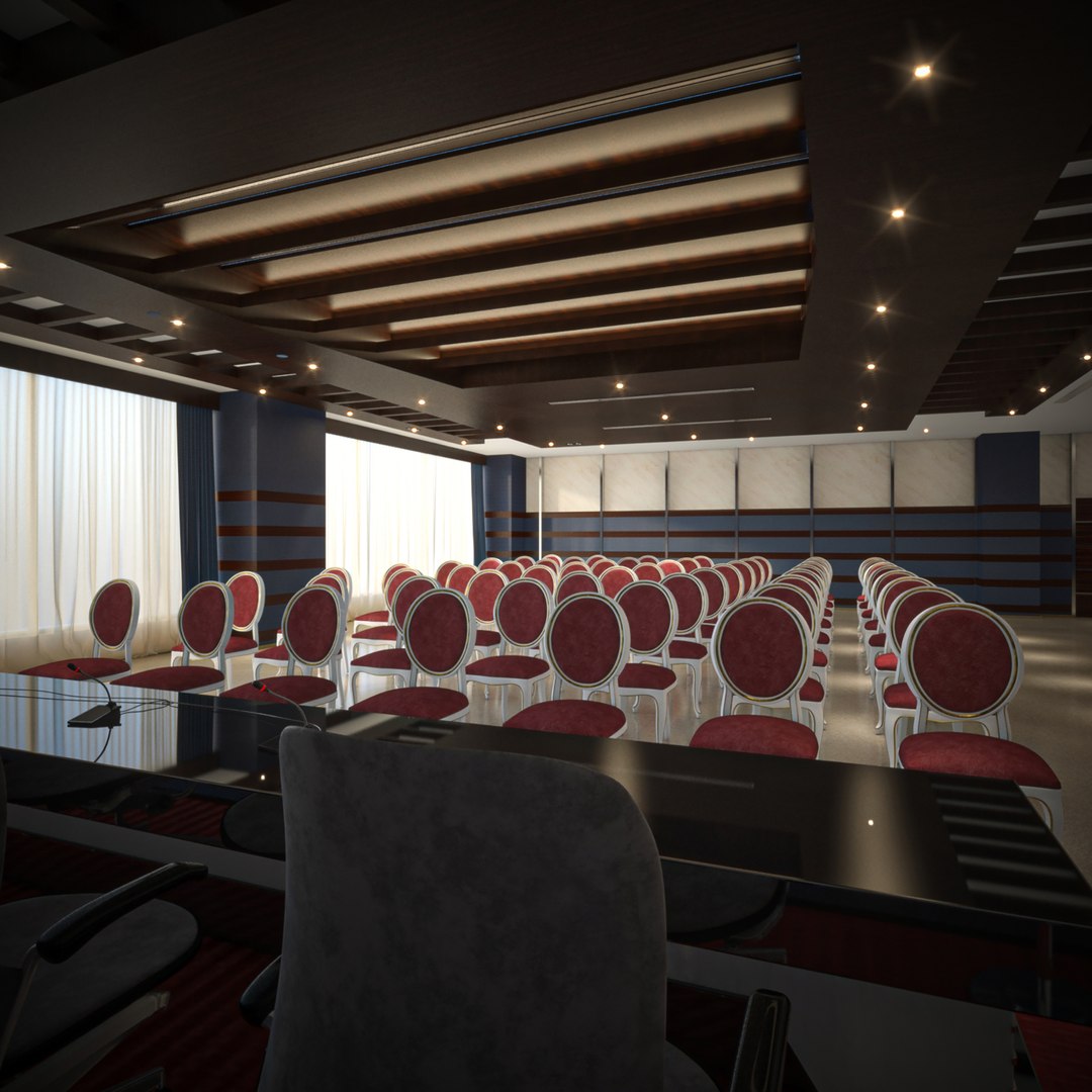 Congress Briefing Room 3D Model - TurboSquid 1682282