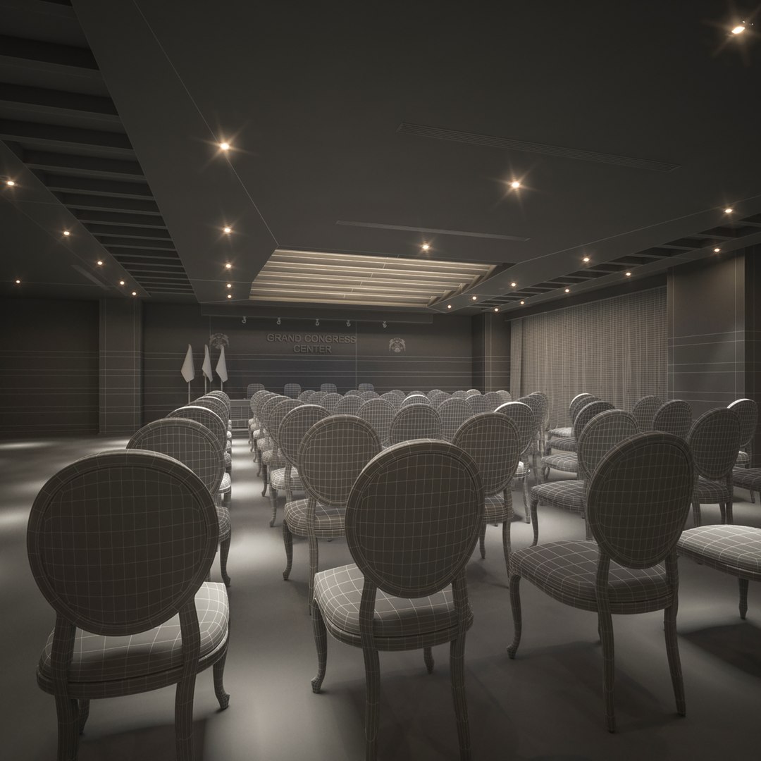 Congress Briefing Room 3D Model - TurboSquid 1682282