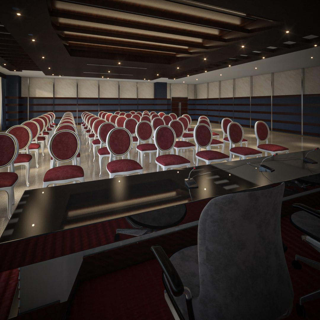 Congress Briefing Room 3D Model - TurboSquid 1682282