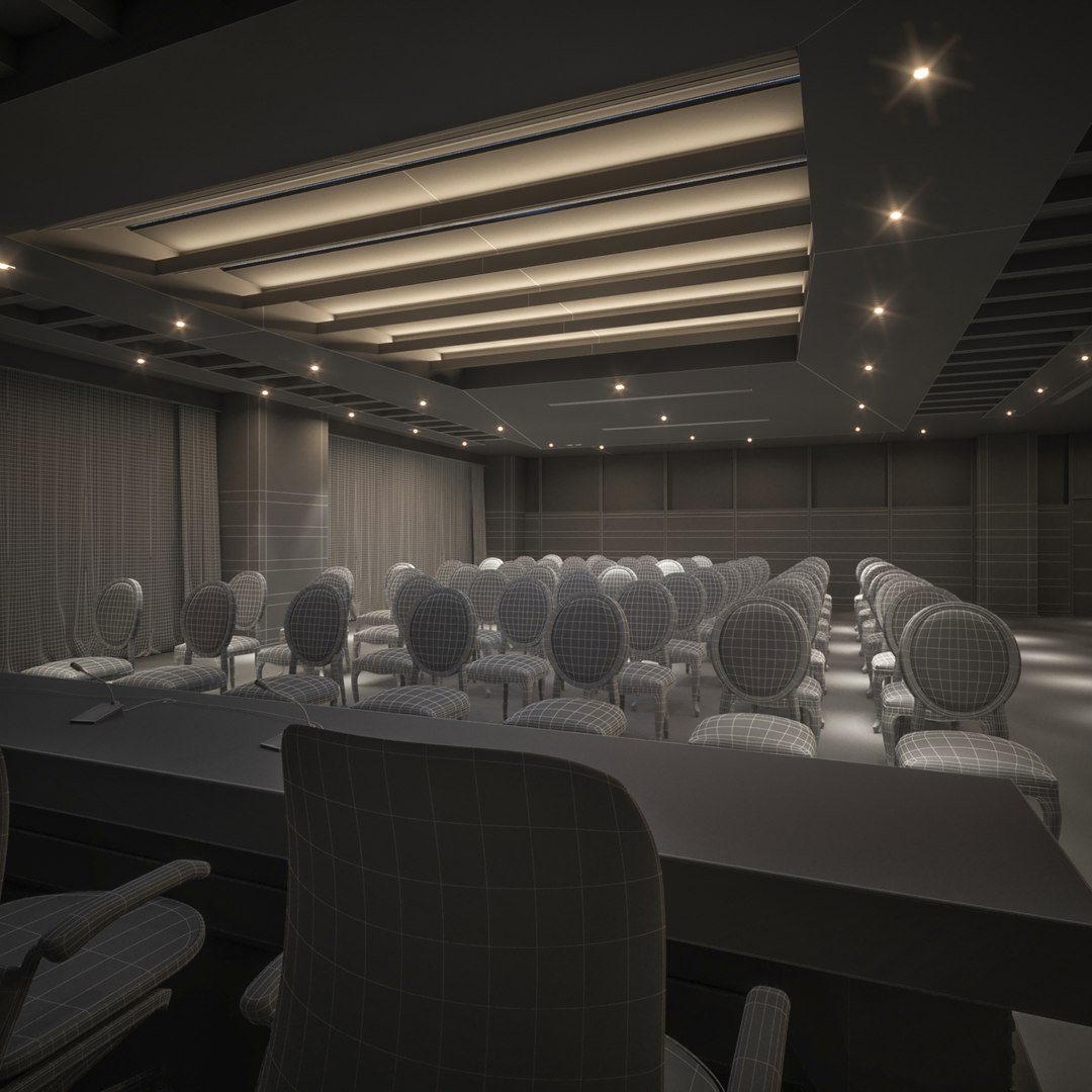 Congress Briefing Room 3D Model - TurboSquid 1682282