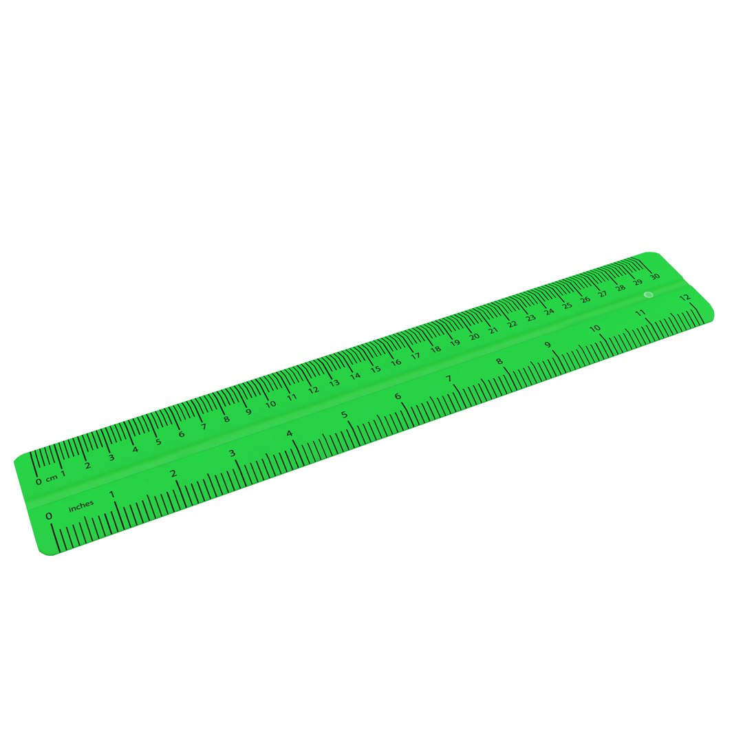 Ruler 3D Model - TurboSquid 1476085