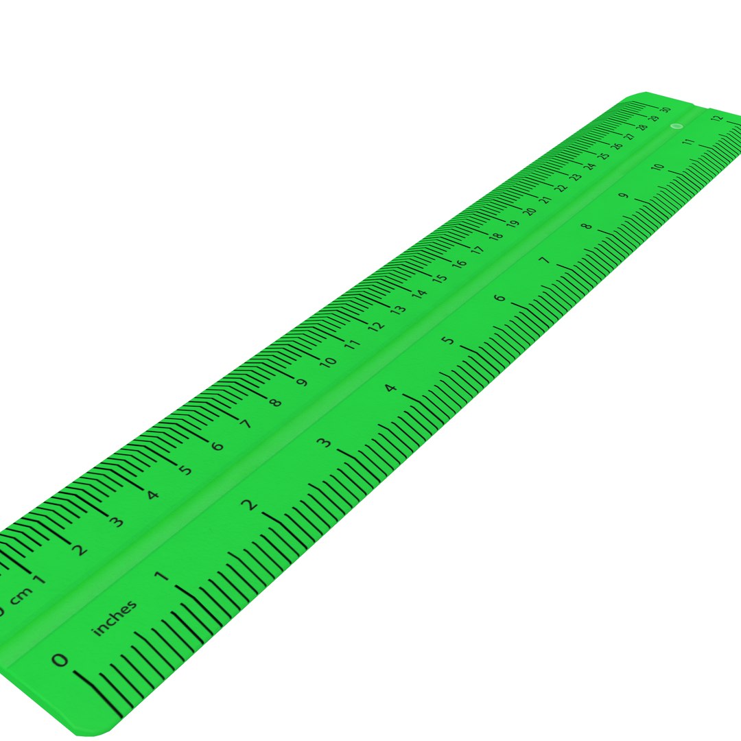 Ruler 3D Model - TurboSquid 1476085