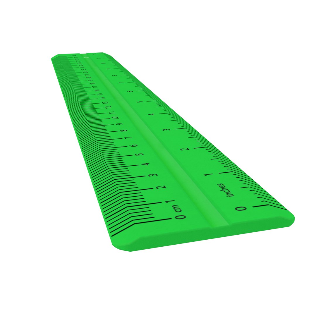 Ruler 3D Model - TurboSquid 1476085