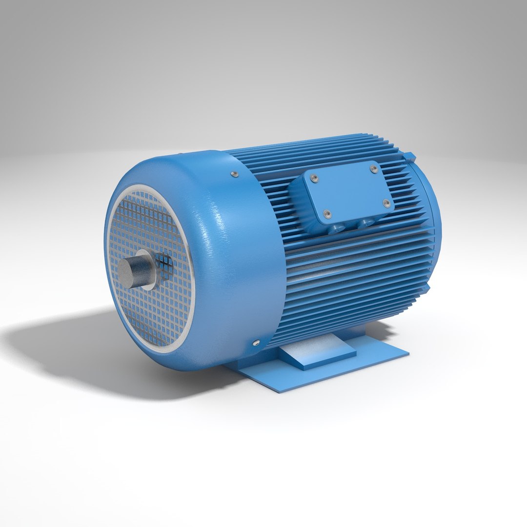 Typical Electric Motor 3D Model - TurboSquid 1211749