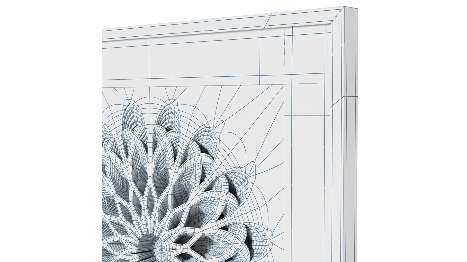 3D Restoration Hardware Mandala layered paper art model - TurboSquid ...