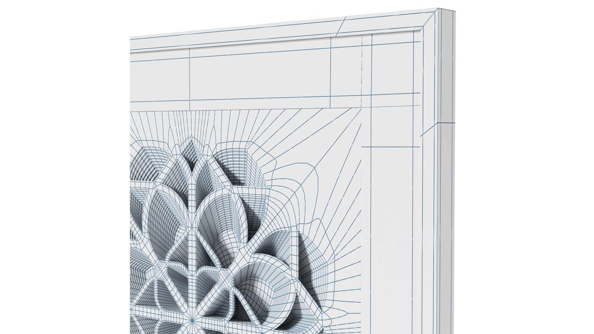 3D Restoration Hardware Mandala layered paper art model - TurboSquid ...