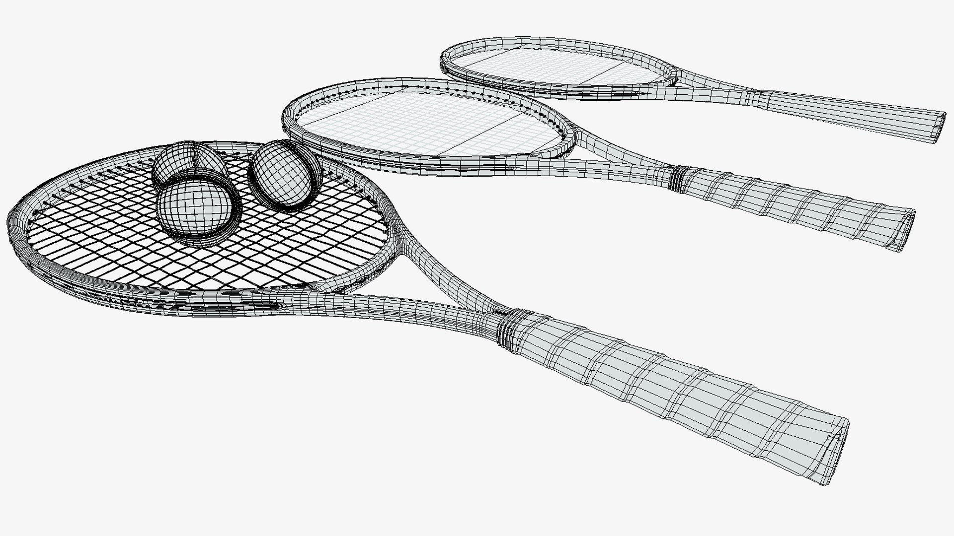 3D Head Tennis Racket Model - TurboSquid 2153939