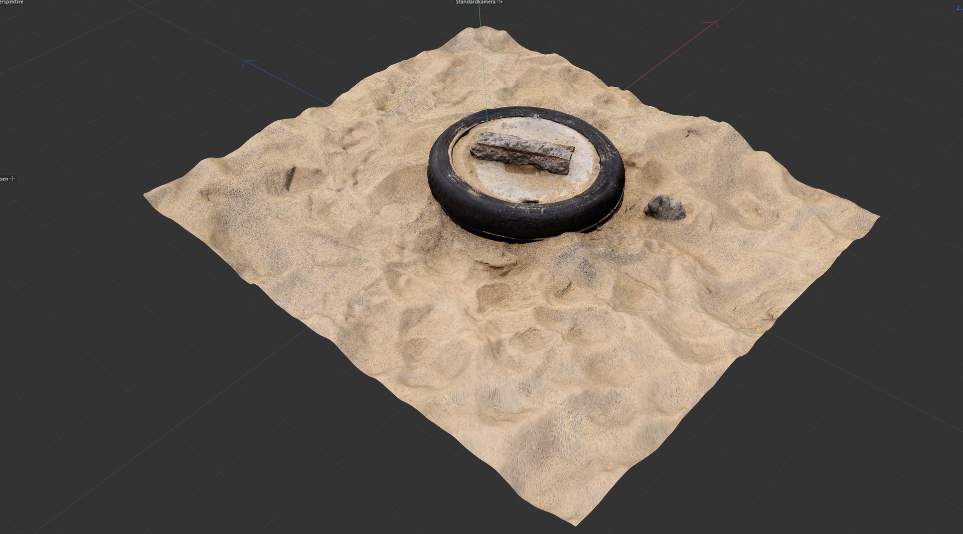3D Ocean Beach Scan 033 - TurboSquid 2180571
