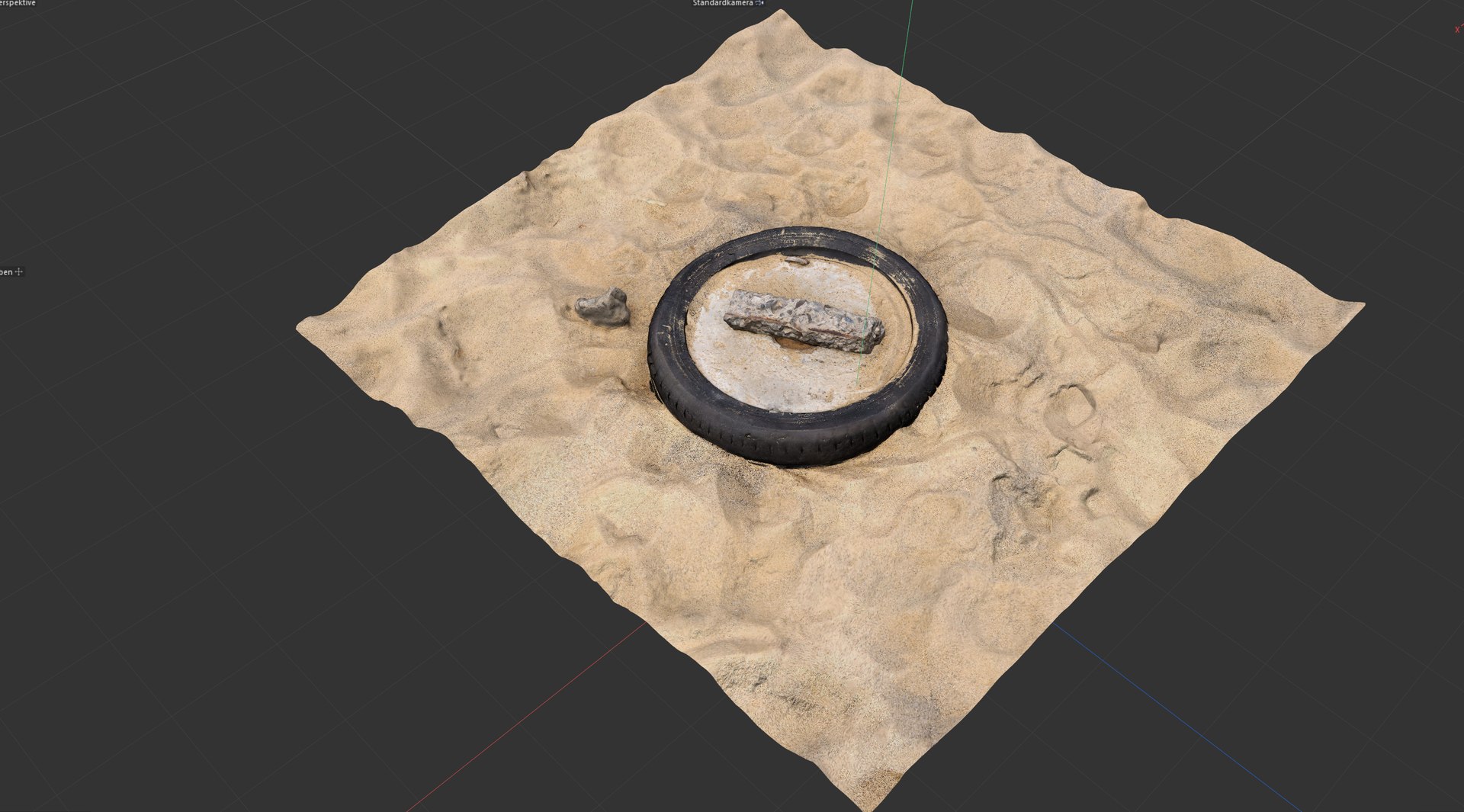 3D Ocean Beach Scan 033 - TurboSquid 2180571