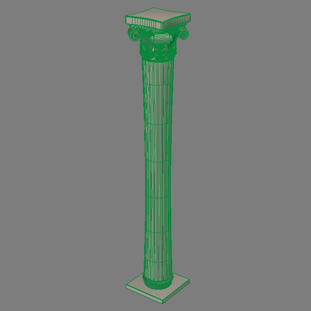 3d Pillar Rendering