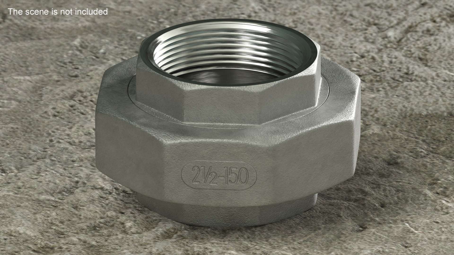 3D Fitting Union SS304 - TurboSquid 1942204