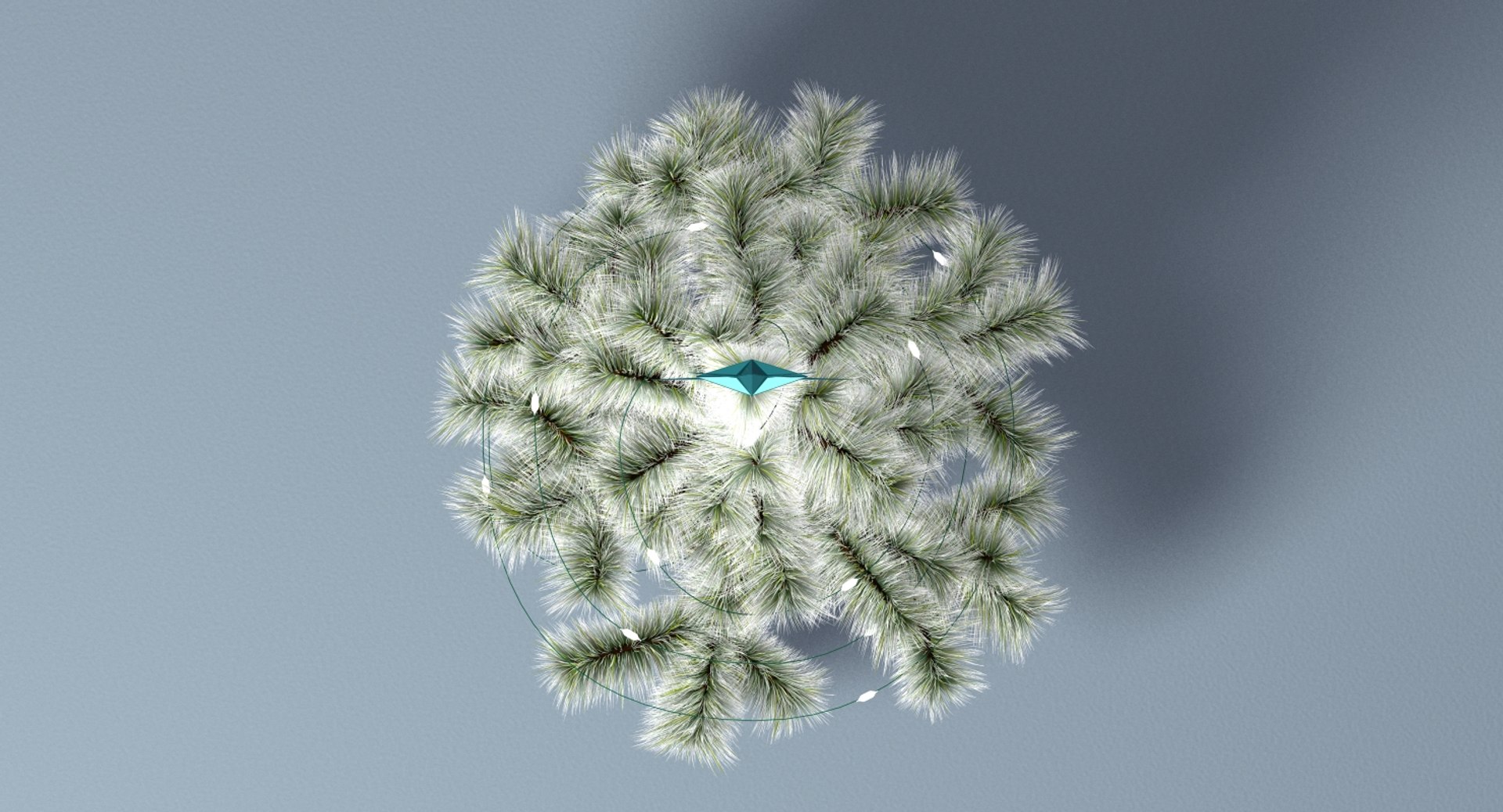 Mini Christmas Tree Snow 3d Model