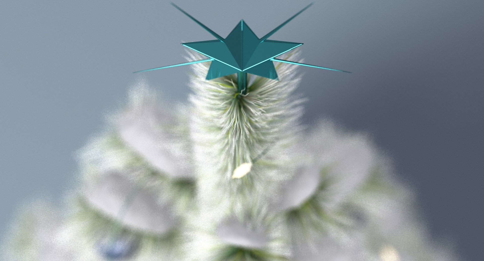 Mini Christmas Tree Snow 3d Model