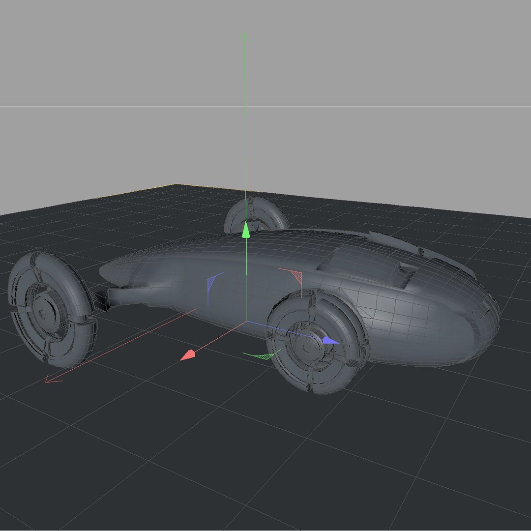 Si-fi Car 3D Model - TurboSquid 1331549