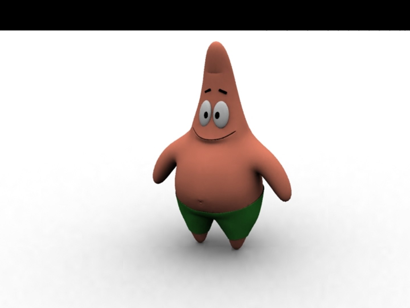 3d patrick star sponge model