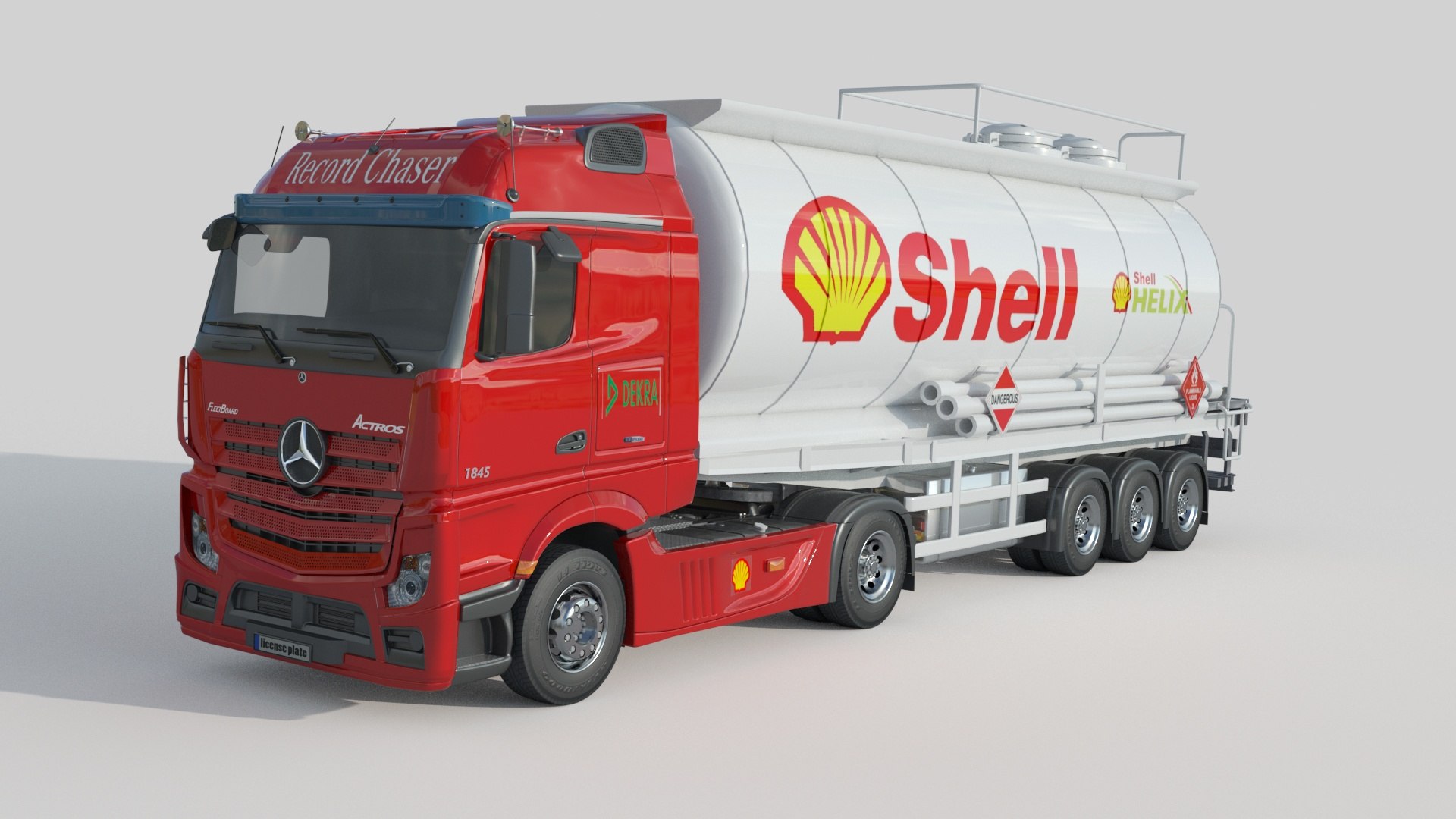 3D Mercedes Actros Fuel Tanker - TurboSquid 1895162
