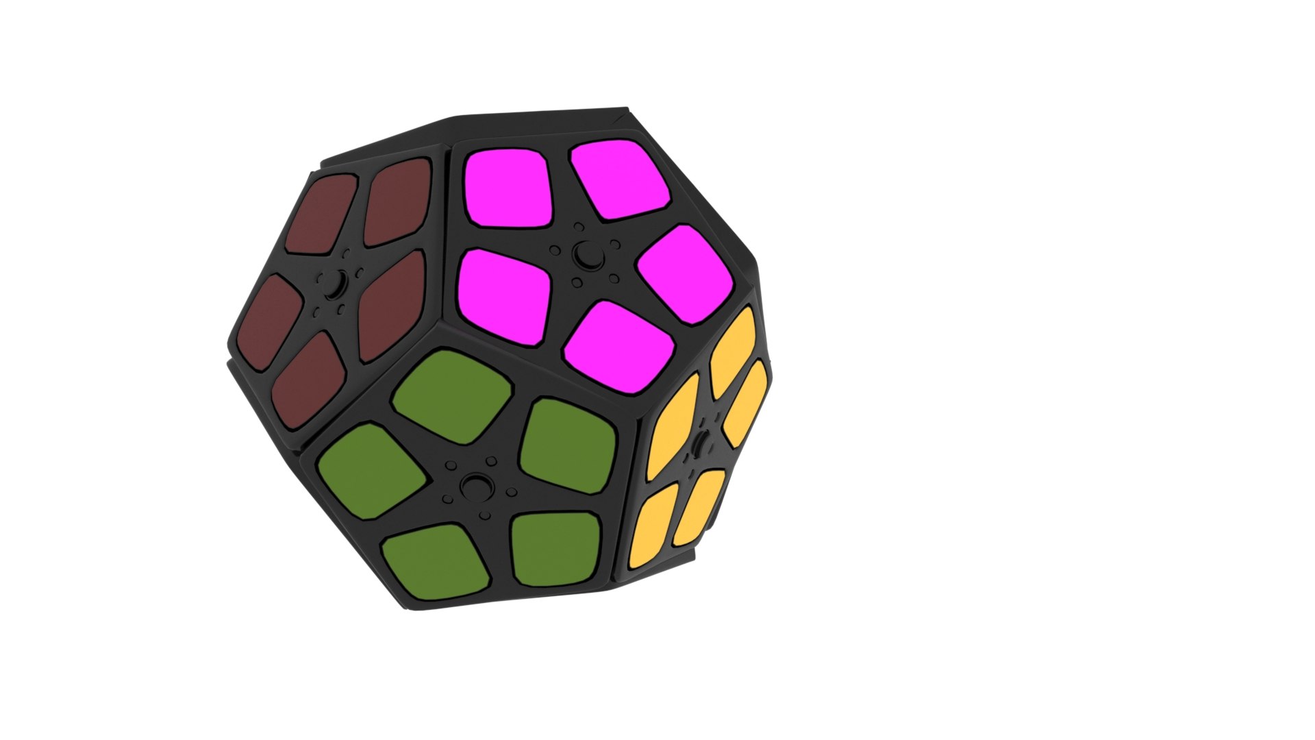 Kilominx 3D - TurboSquid 1726243