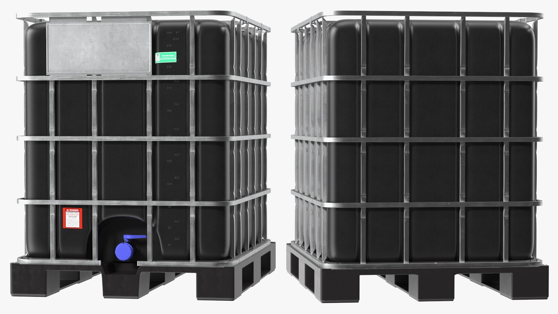 IBC Container 1000 Litres UV Resistant 3D model - TurboSquid 1736713