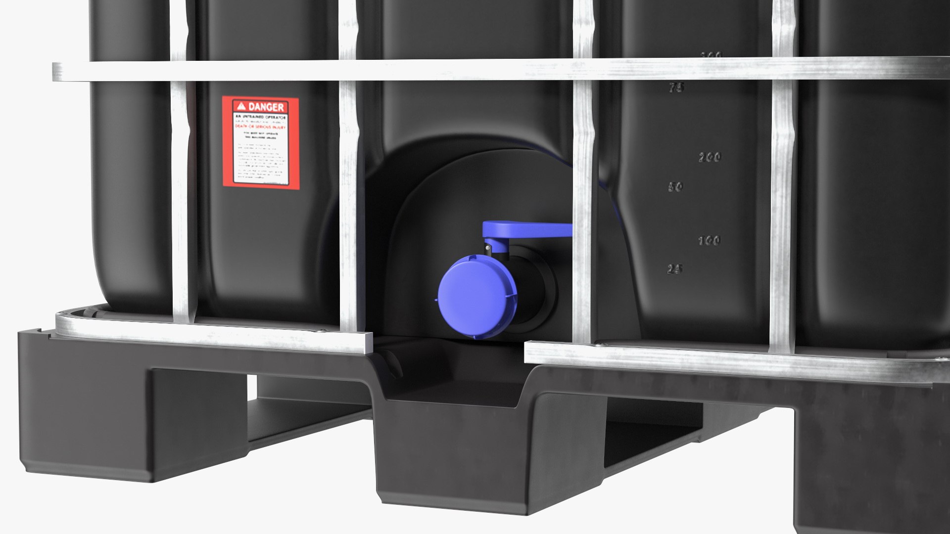 IBC Container 1000 Litres UV Resistant 3D model - TurboSquid 1736713