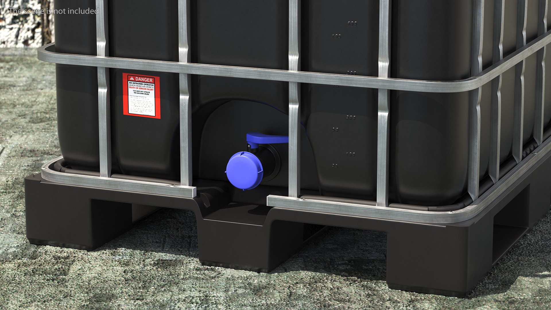 IBC Container 1000 Litres UV Resistant 3D model - TurboSquid 1736713