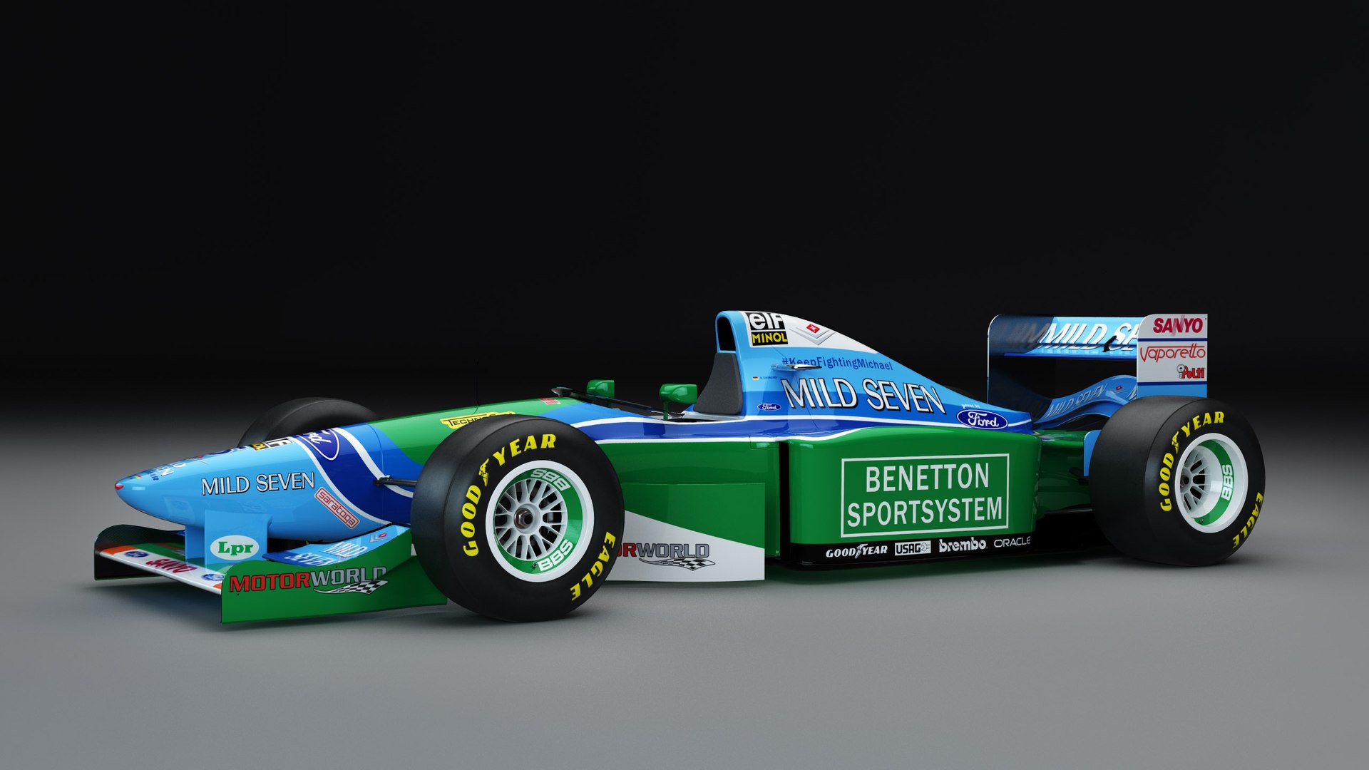 F1 Benetton B194 Season 1994 Model - TurboSquid 2317095