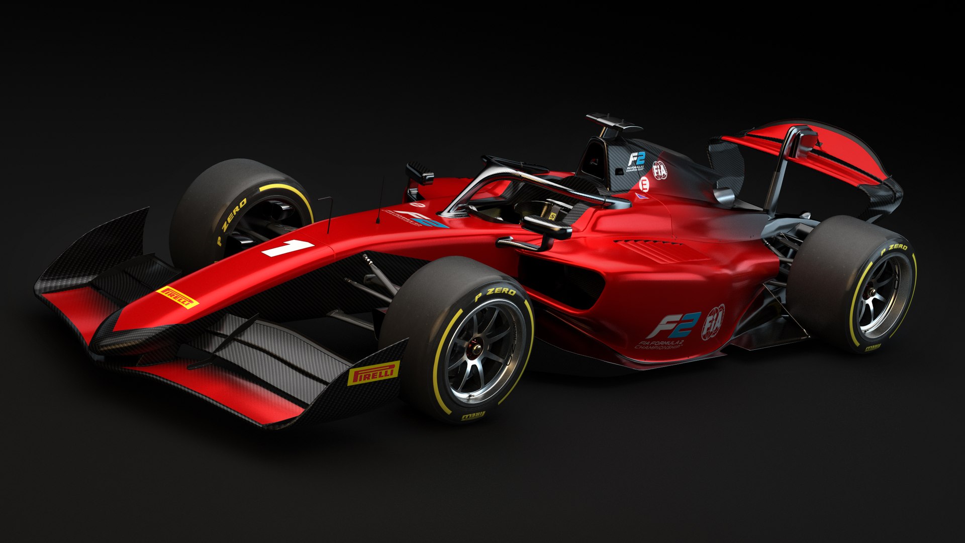 3D Dallara F2 2024 Template For Livery - TurboSquid 2285838